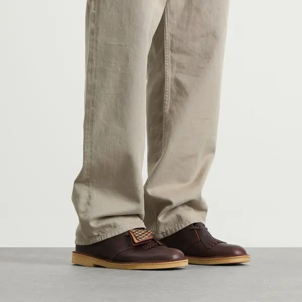 Clarks Desert Boots - Brn Scotch Grain