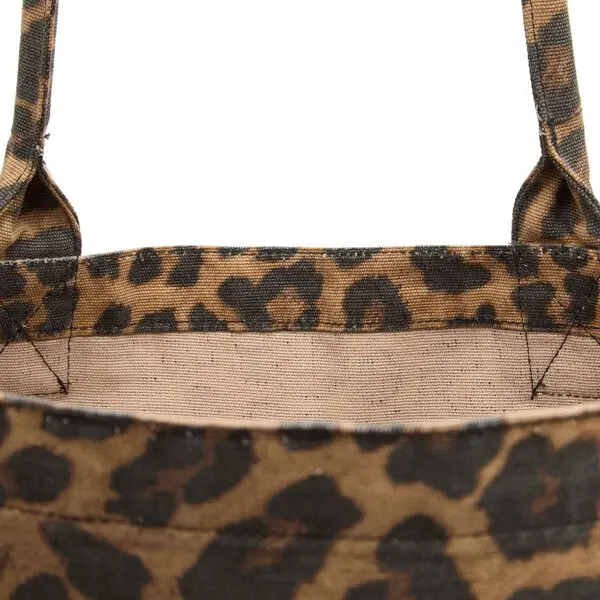 ANINE BING Leo Canvas Tote Bag - Leopard