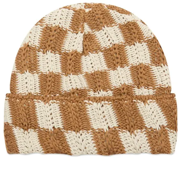 SNDYS Check Beanie - Chocolate