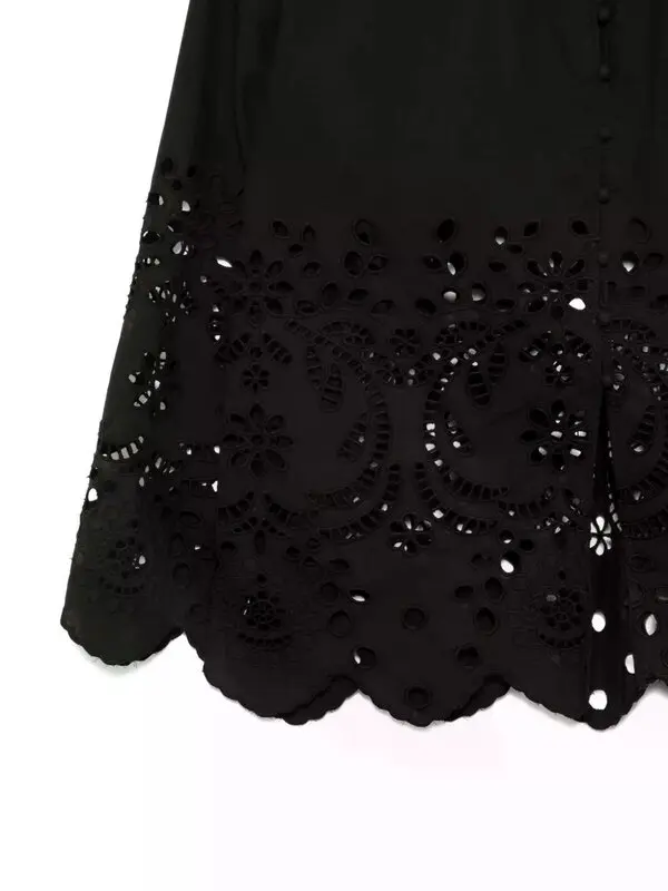 BAMBAH Eyelet Blouse - Black