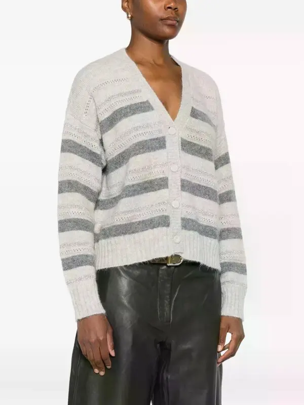 TWINSET Striped Cardigan