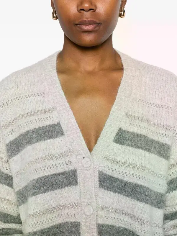 TWINSET Striped Cardigan