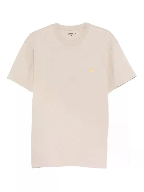 Carhartt Work In Progress Logo-embroidered T-shirt - Neutrals