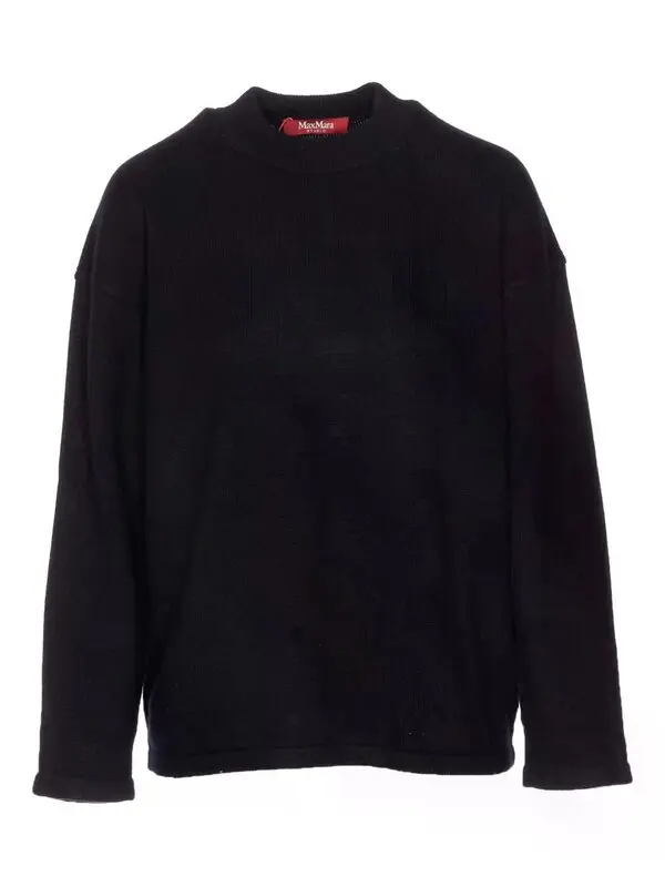 Max Mara Crew-neck Side-split Sweater