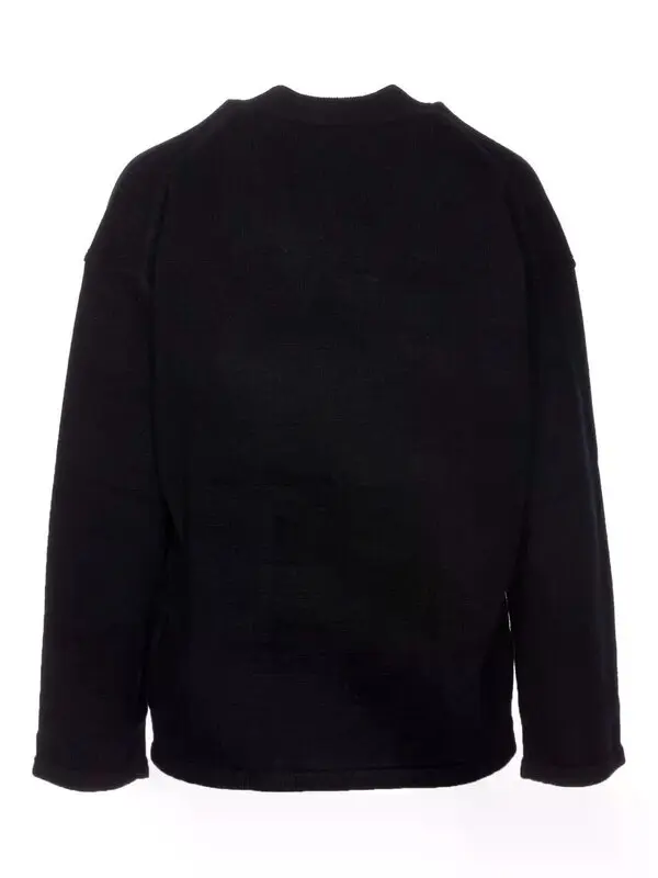 Max Mara Crew-neck Side-split Sweater
