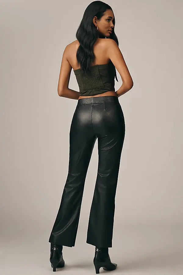 Sanctuary Faux-Leather Flare Leg Pants In Black - 38% Off | Editorialist