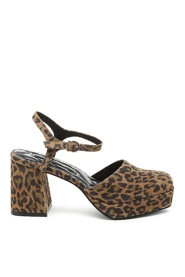 KELSI DAGGER BROOKLYN Edna Mary Jane Heels - Leopard
