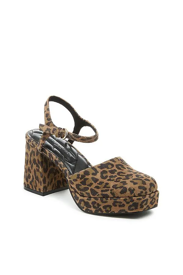 KELSI DAGGER BROOKLYN Edna Mary Jane Heels - Leopard