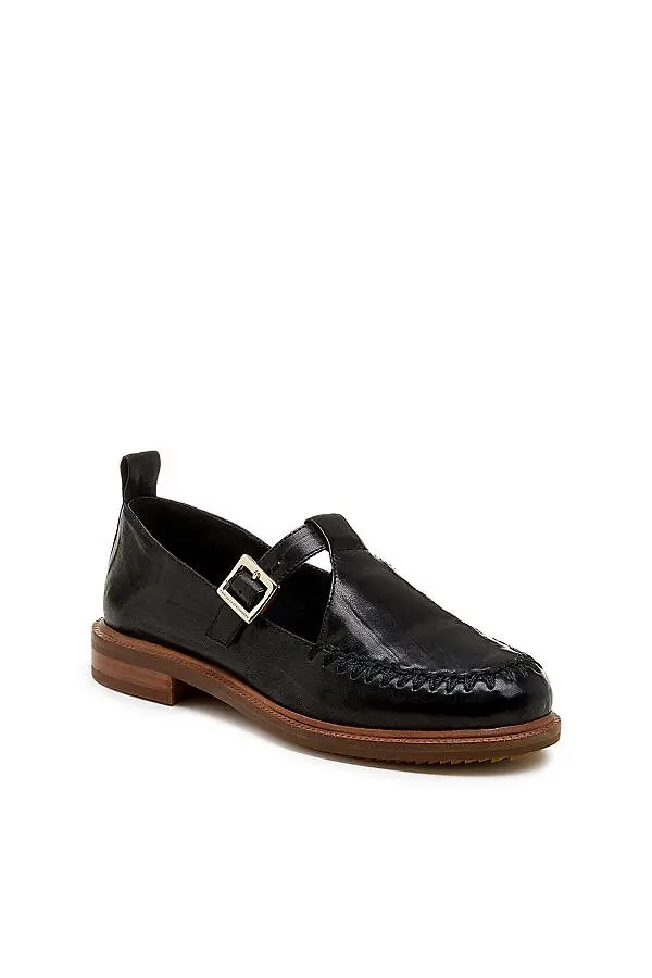 KELSI DAGGER BROOKLYN Lou T-strap Mary Jane Loafers - Black