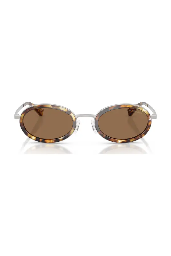 Michael Kors Sunglasses With Oval Tortoise Frame