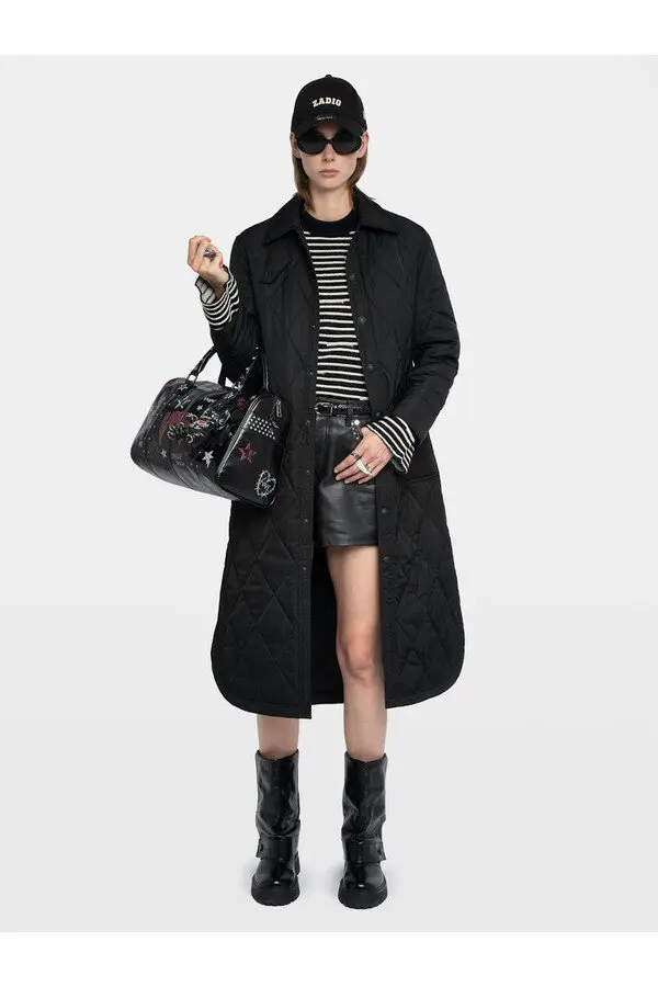 Zadig&Voltaire Kina Long Quilted Parka