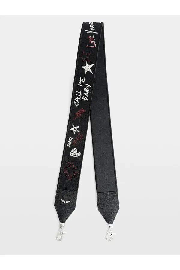 Zadig&Voltaire Punk Shoulder Strap - Black