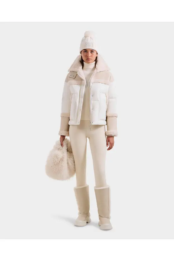 Rudsak Shirley Shearling Jacket - White