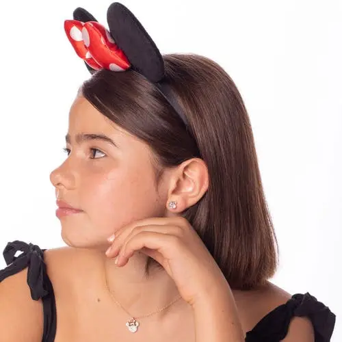 Disney Minnie Mouse Cubic Zirconia Pendant Necklace