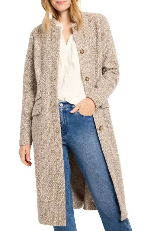 NIC+ZOE Tweed Knit Topcoat