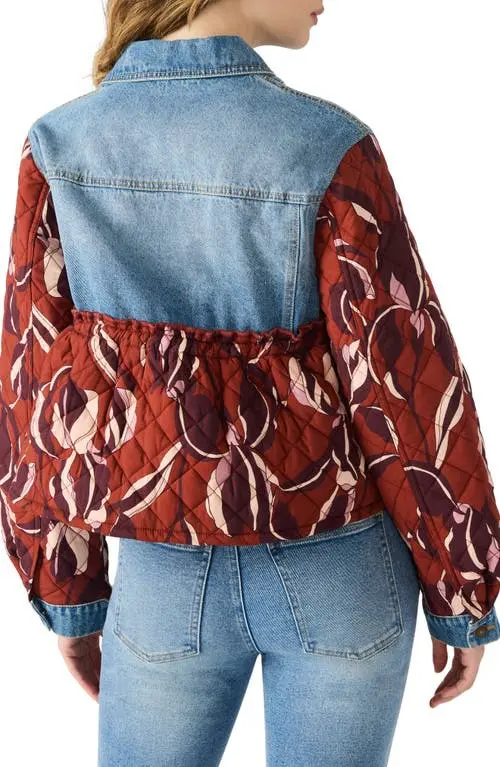 Steve Madden Caddie Quilted Denim Jacket