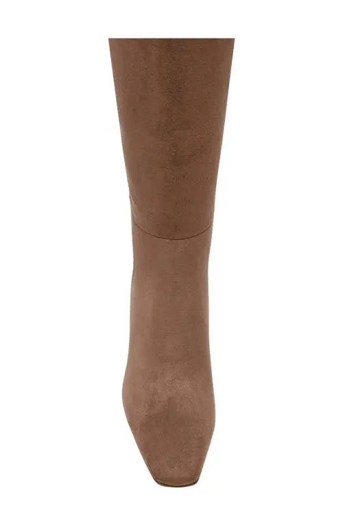 Anne Klein Knee High Stiletto Boots - Taupe
