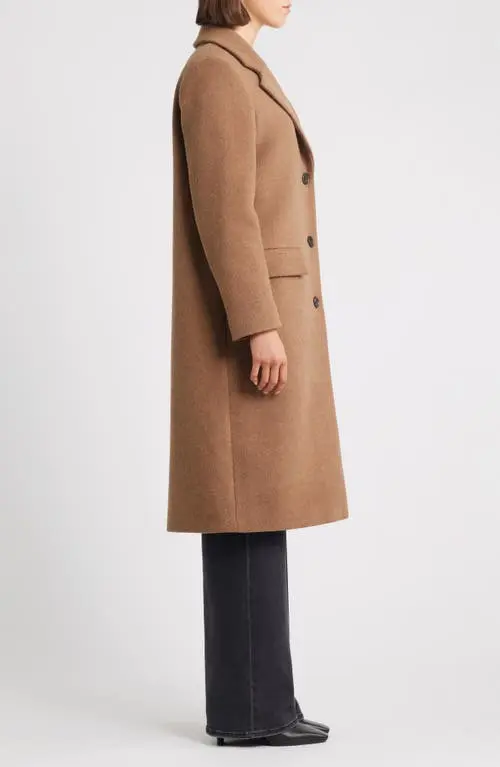 HISO Virgin Wool And Cashmere Blend Coat