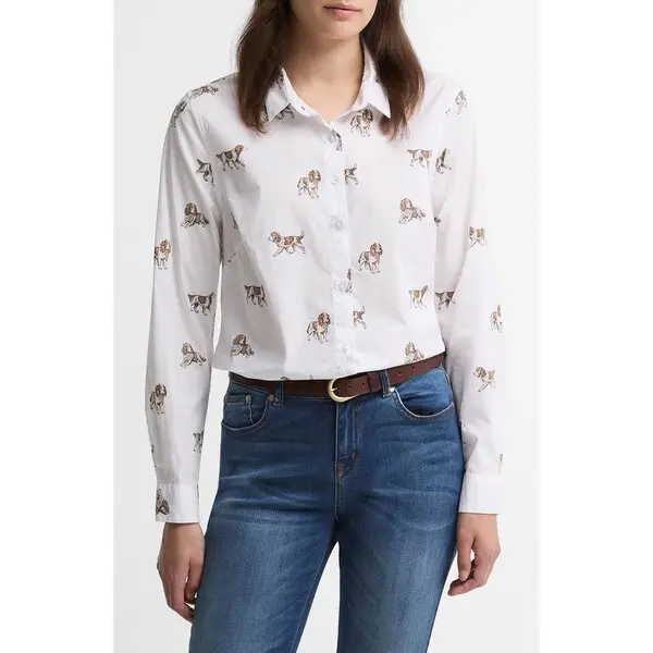 Barbour Brambles Cotton Button-up Shirt - Multi Bird
