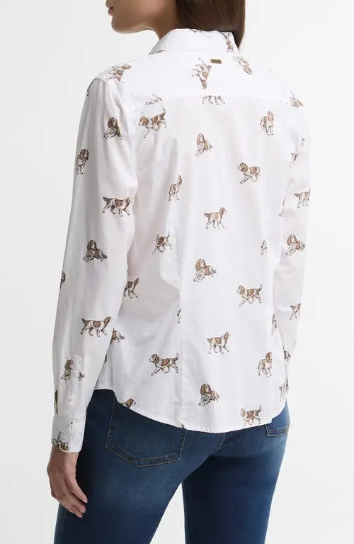 Barbour Brambles Cotton Button-up Shirt - Multi Dog