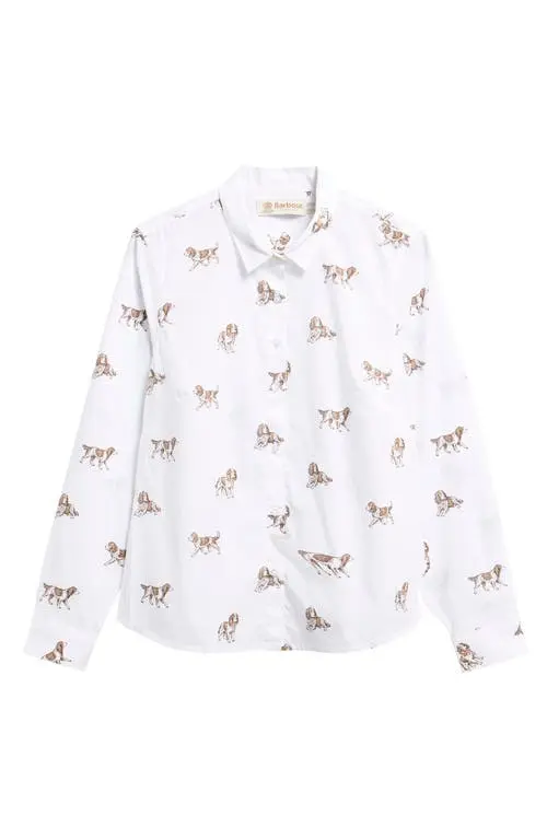 Barbour Brambles Cotton Button-up Shirt - Multi Dog