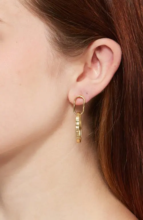KARINE SULTAN Oval Link Drop Earrings