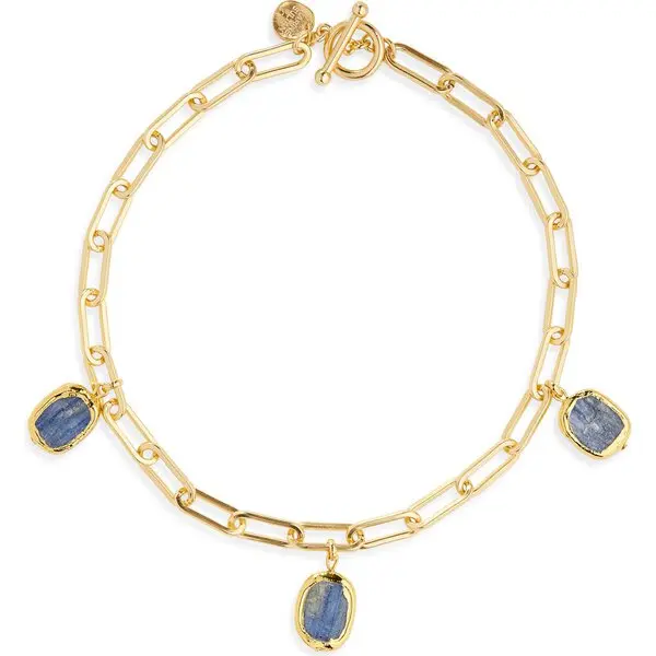KARINE SULTAN Stone Dangle Necklace - Gold