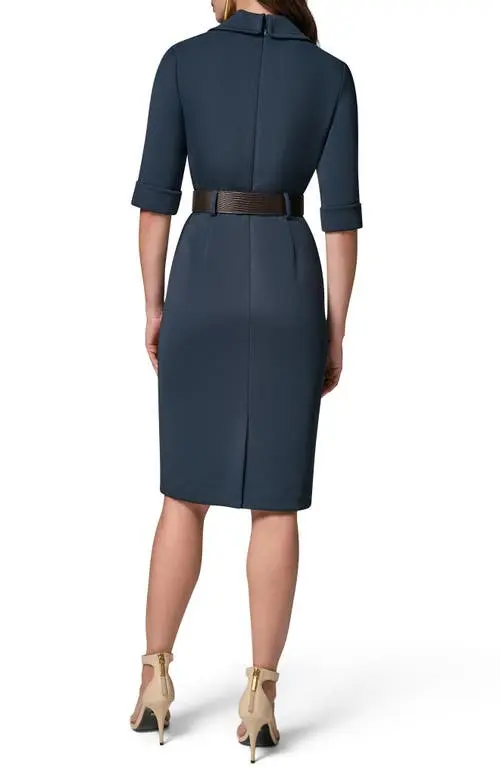 Donna Karan New York Belted Sheath Dress
