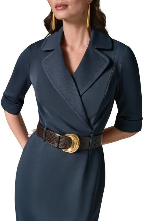 Donna Karan New York Belted Sheath Dress
