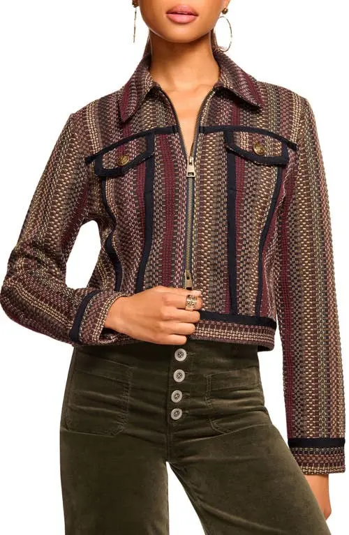 Ramy Brook Julie Metallic Tweed Jacket