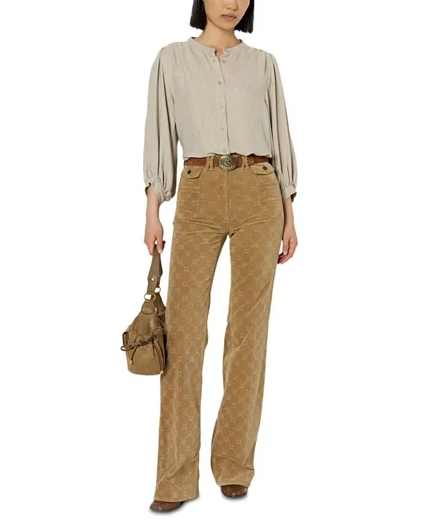 Gerard Darel Alana Button Front Shirt