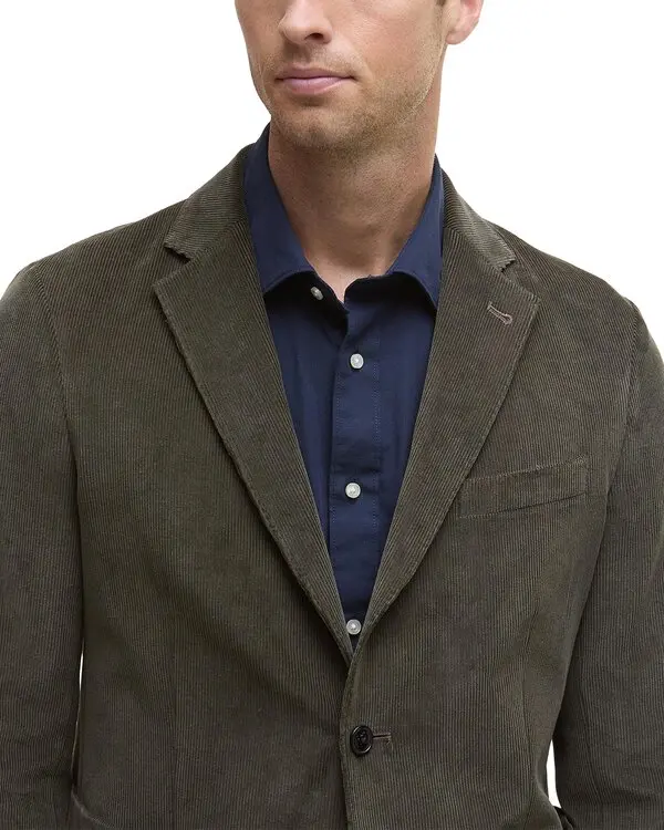 Barbour Wallington Corduroy Slim Fit Blazer - Olive