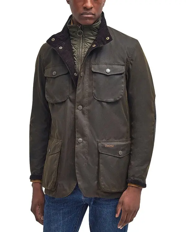 Barbour Ogston Wax Jacket - Olive