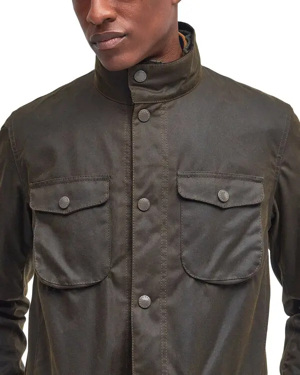 Barbour Ogston Wax Jacket - Olive