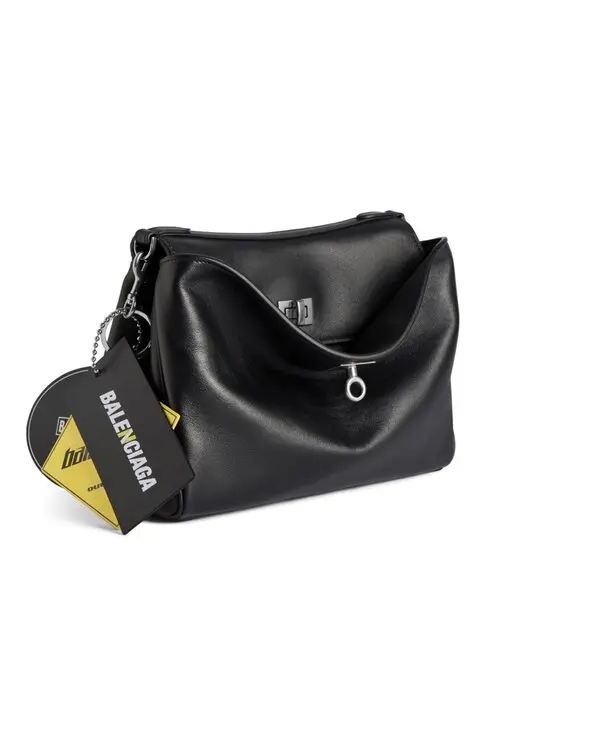 Balenciaga Keychain 3 Tags Charm - Black/Yellow/Red | Editorialist