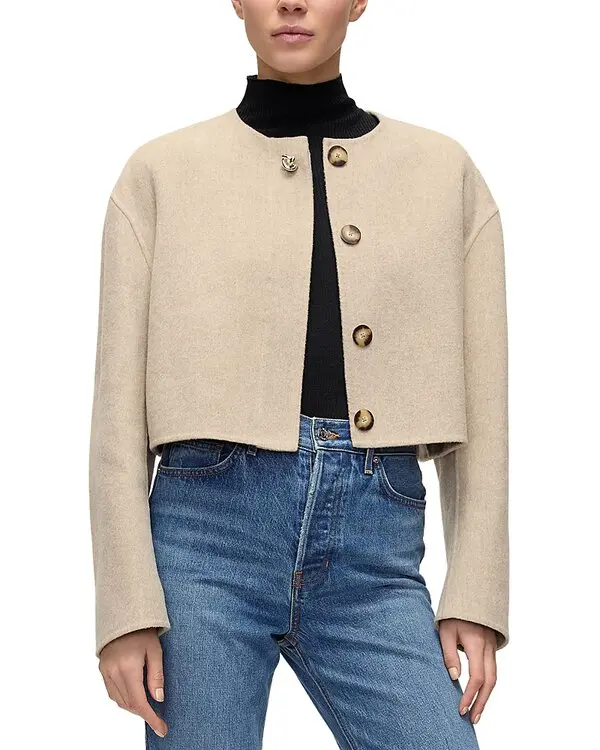 Veronica Beard Philips Jacket - Oatmeal Melange