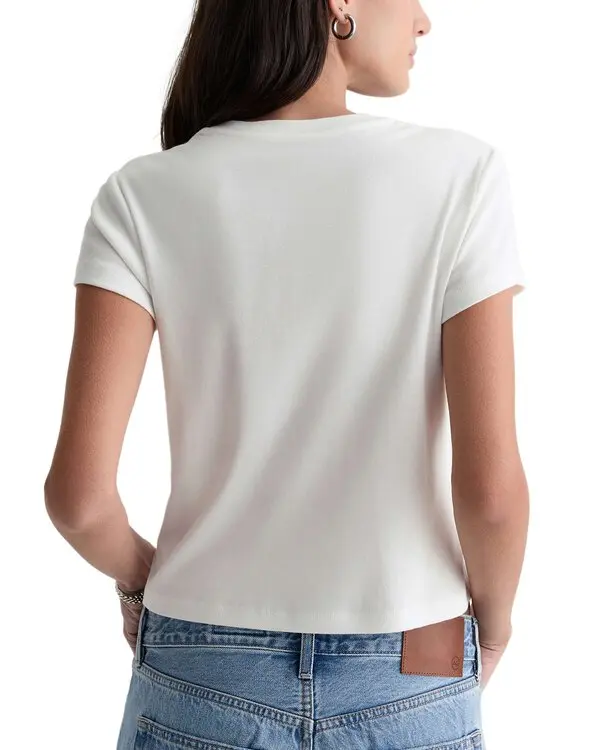 Ag Sadie Crew Cropped Tee - Laci