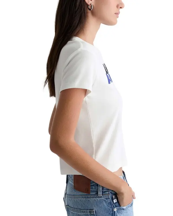 Ag Sadie Crew Cropped Tee - Laci