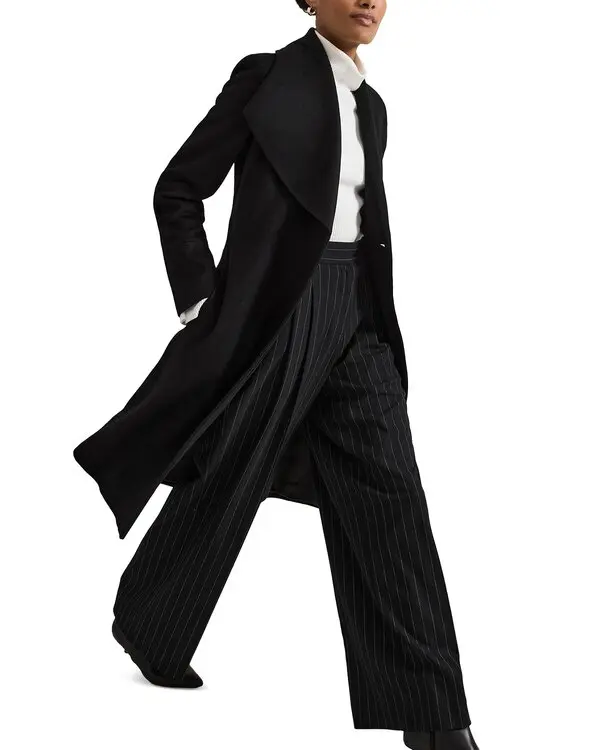 PHASE EIGHT Belted Coat - Black
