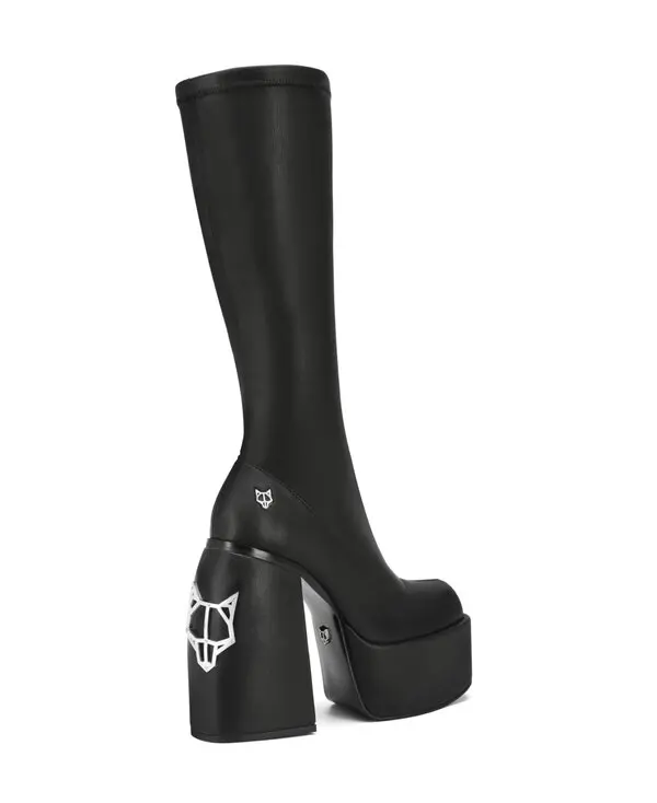 NAKED WOLFE Spice Platform Boots - Black
