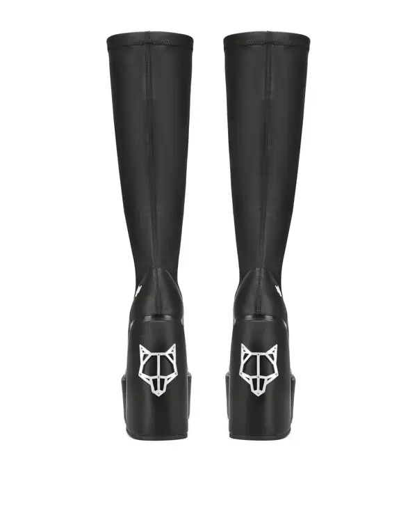NAKED WOLFE Spice Platform Boots - Black