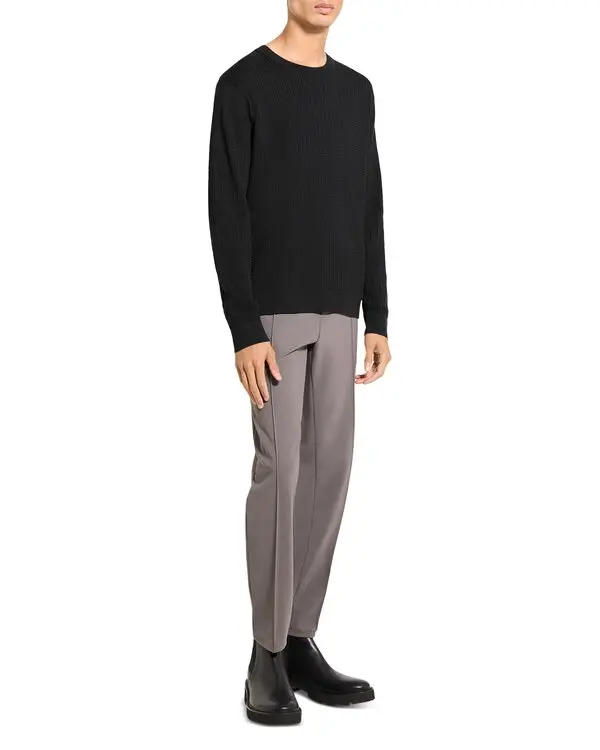 Theory Riland Cable Knit Sweater - Black