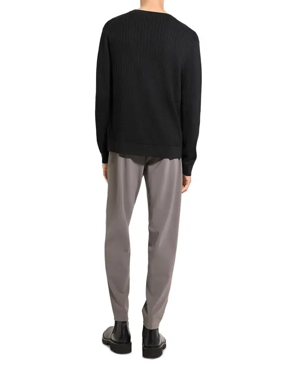 Theory Riland Cable Knit Sweater - Black