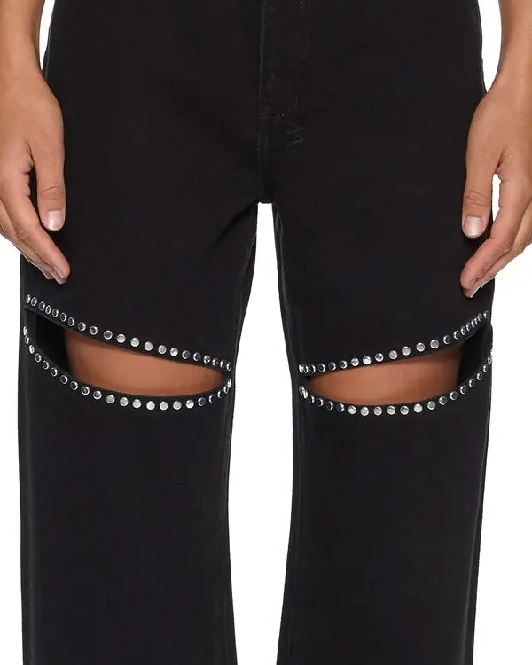 Ksubi Playback Sliver Renaissance High Rise Jeans - Black