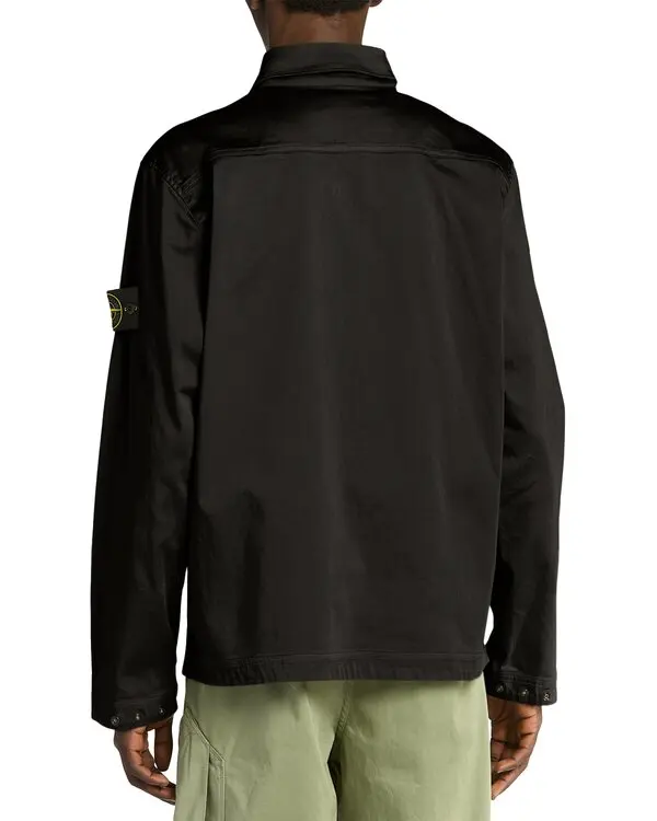 Stone Island Zip Front Shirt Jacket