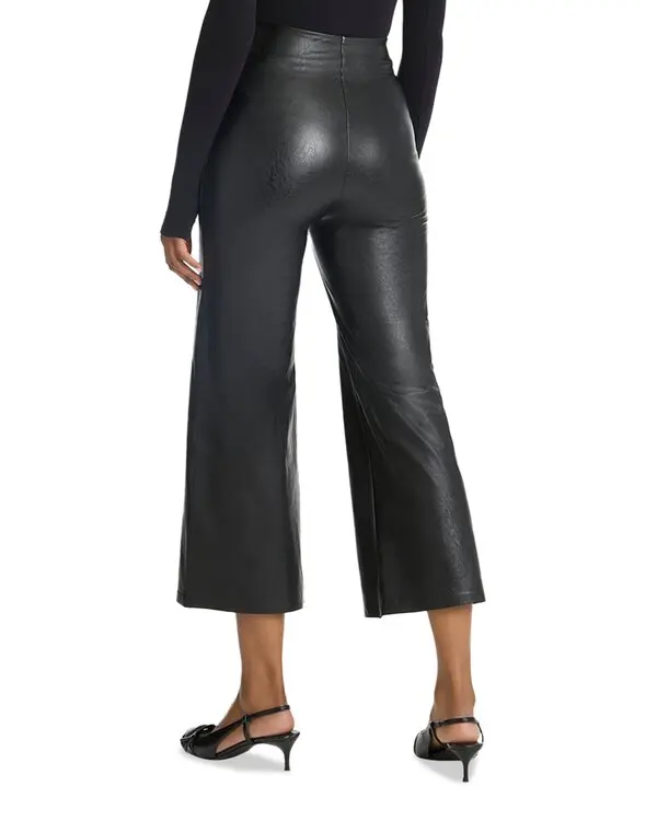 Commando Faux Leather Cropped Trousers