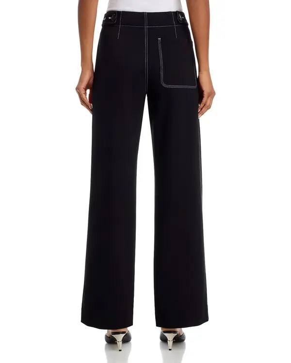 Rag & Bone Irina Pont Contrast Stitch Pants