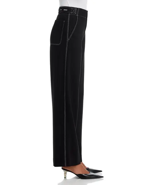 Rag & Bone Irina Pont Contrast Stitch Pants