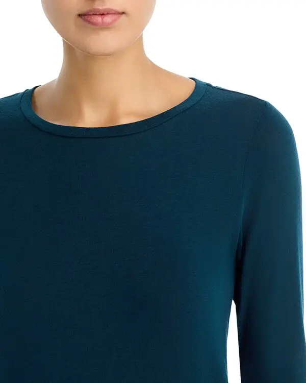 Eileen Fisher Slim Fit Long Sleeve Tee