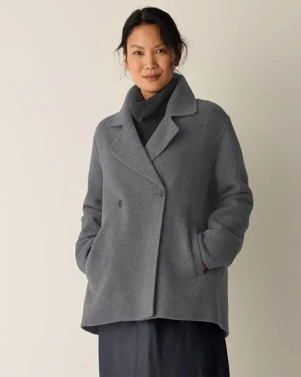 Eileen Fisher Wool Trench Coat